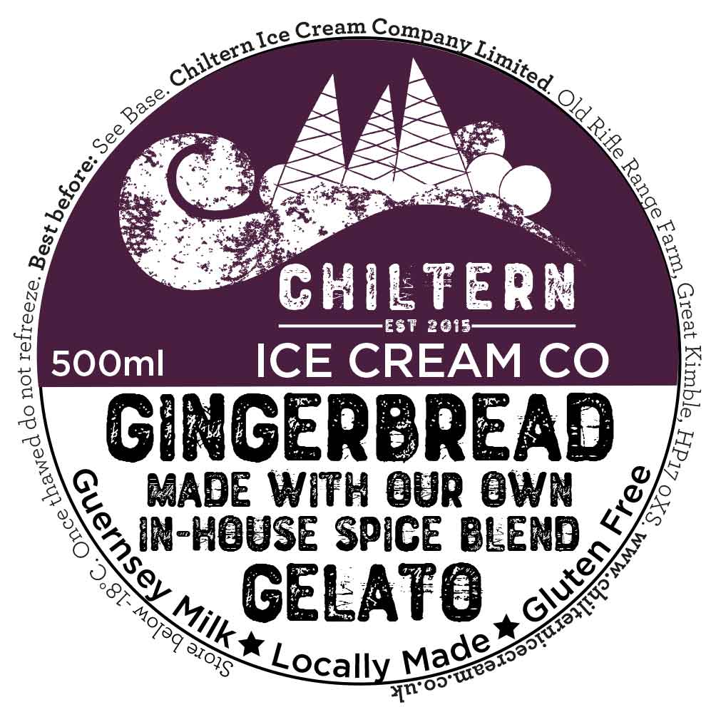 500ml Gingerbread Gelato Chiltern Ice Cream Co 500ml Gingerbread Gelato Chiltern Ice Cream Co