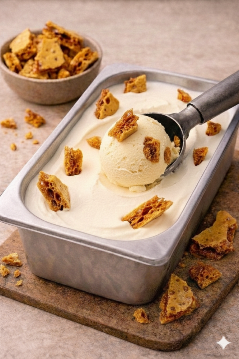 5l Honeycomb Swirl Gelato - Chiltern Ice Cream Co.